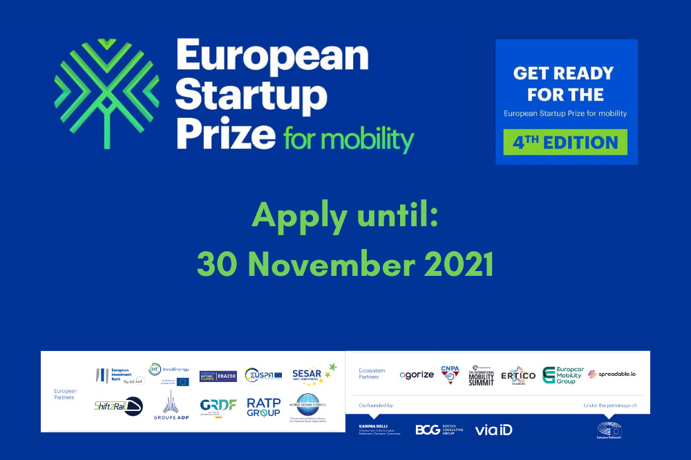 Have you applied for the European Startup Prize for Mobility ...