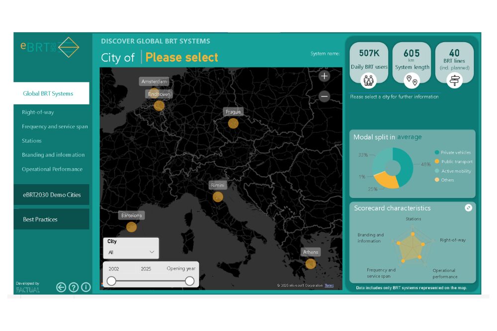 Explore the Dynamic Mapping of eBRT2030 Demo Cities - ERTICO Newsroom
